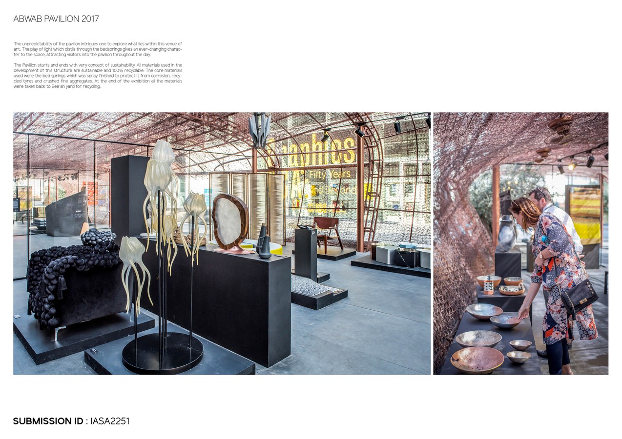 The Abwab Pavilion 2017 by Fahed + Architects