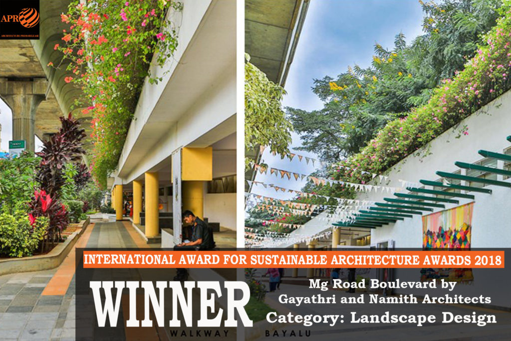 Mg Road Boulevard by Gayathri and Namith Architects