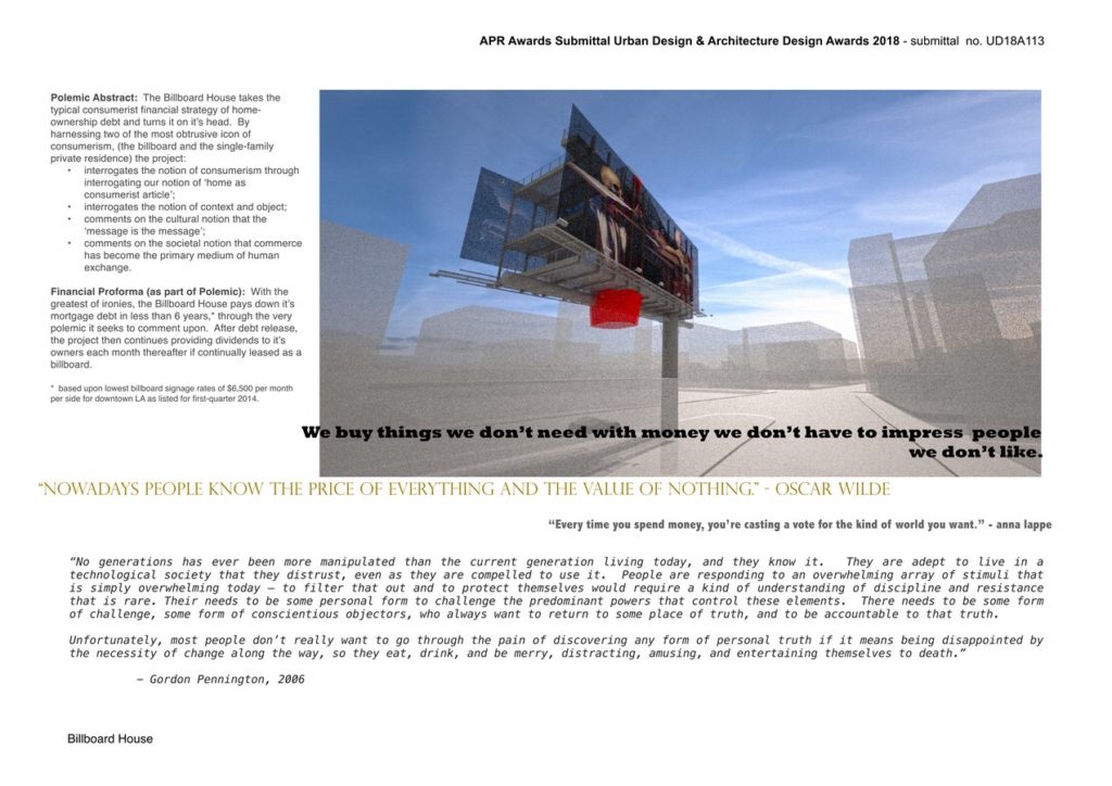 BillBoard House by markharris ARCHITECTS. PC