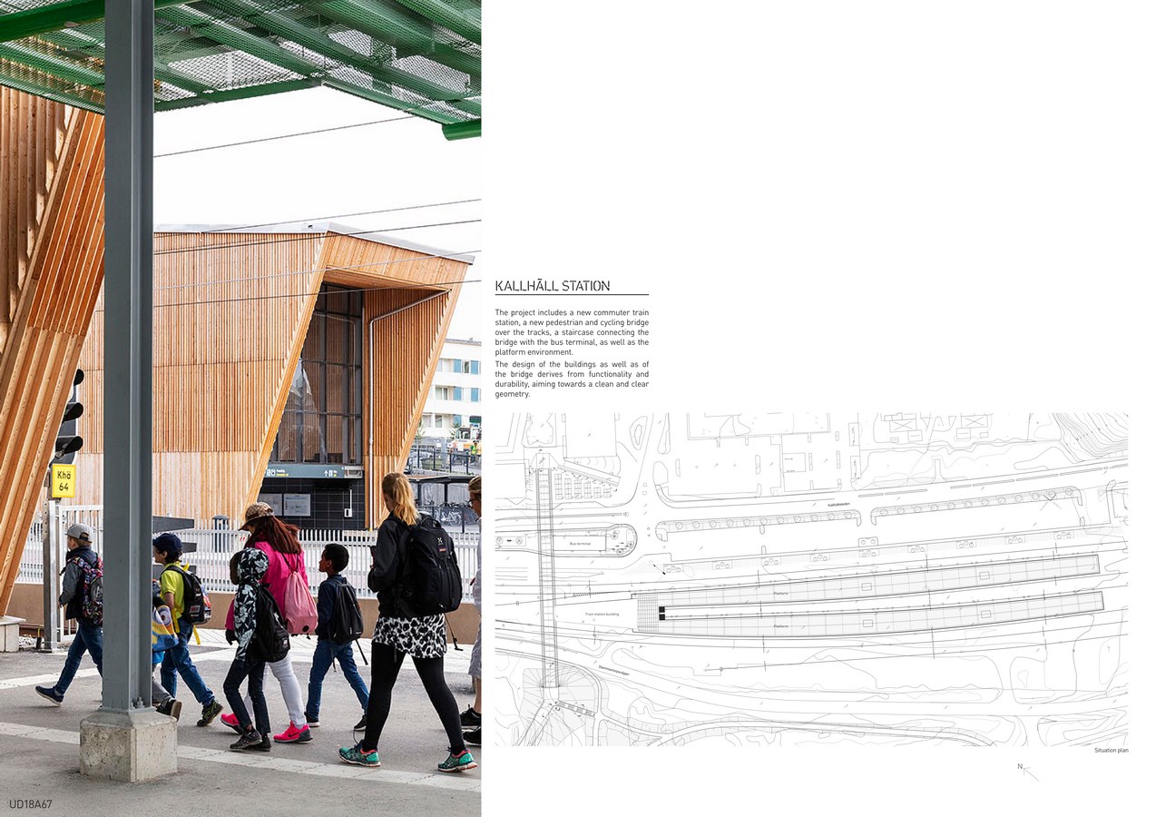 Kallhäll Train Station by &Rundquist