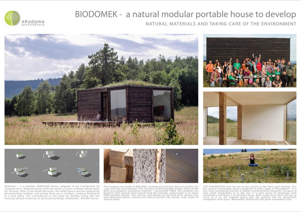 BIODOMEK – a natural modular portable house to develop by eKodama ...