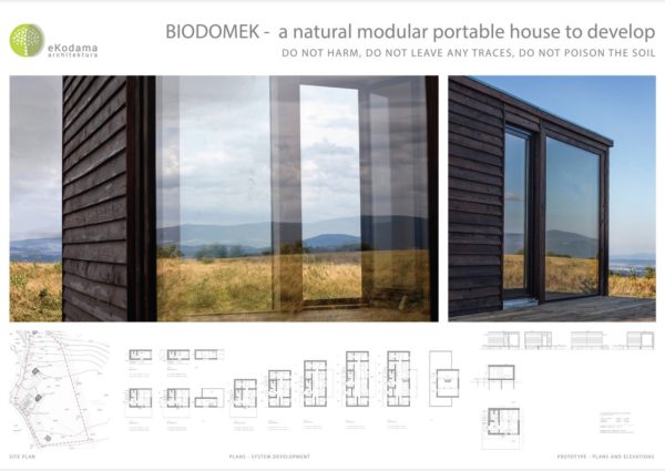 BIODOMEK – a natural modular portable house to develop by eKodama ...