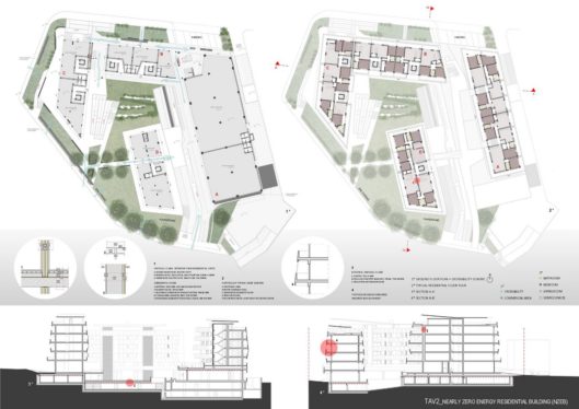 Nearly zero-energy residential building. (NZEB) by Scannella Architects