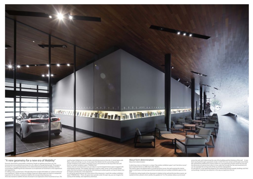 Toyota Corolla Shinosaka Meishin Ibaraki by Takenaka Corporation