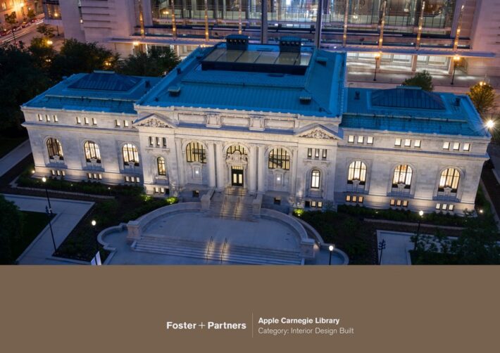 Winner: Apple Carnegie Library – Washington DC by Foster + Partners