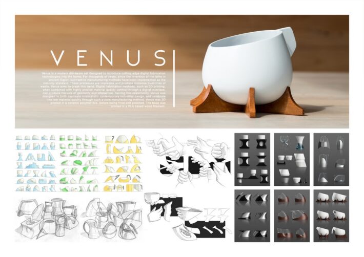 2nd Award: Venus – Digital Drinkware by TG Design Studio