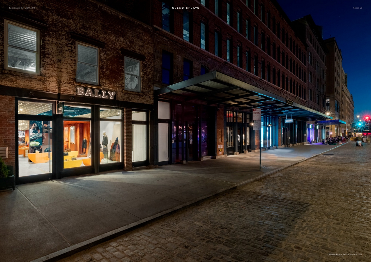 Second Award | Bally Haus Flagship Concept | New York Meatpacking District | Seen Displays