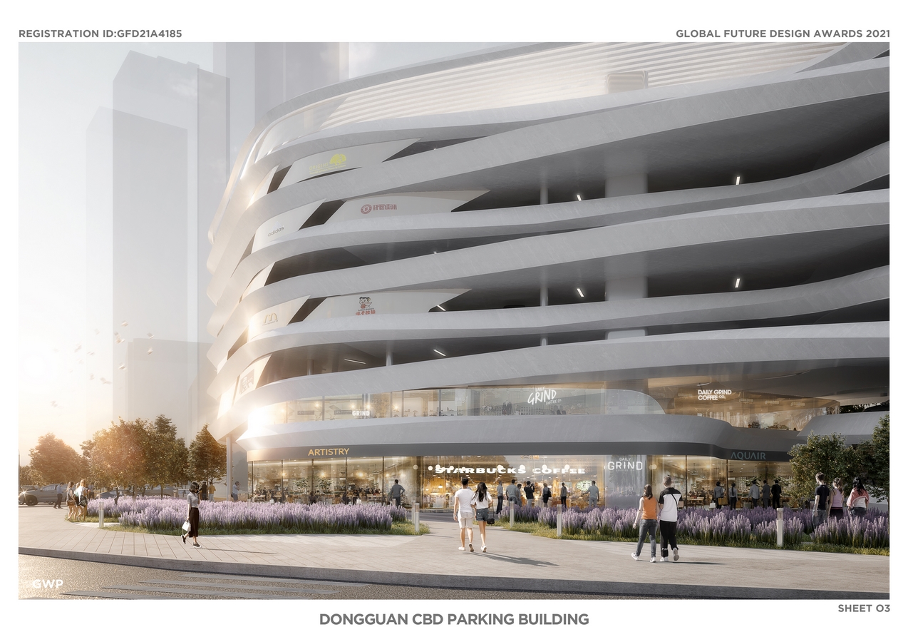 Third Award | Dongguan CBD Parking Building | GWP Architects