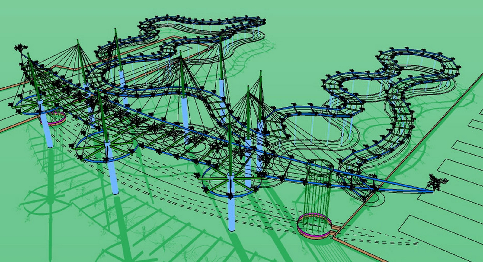 Second Award | Floating Amsterdam Bicycle / Pedestrian Bridge | John A ...