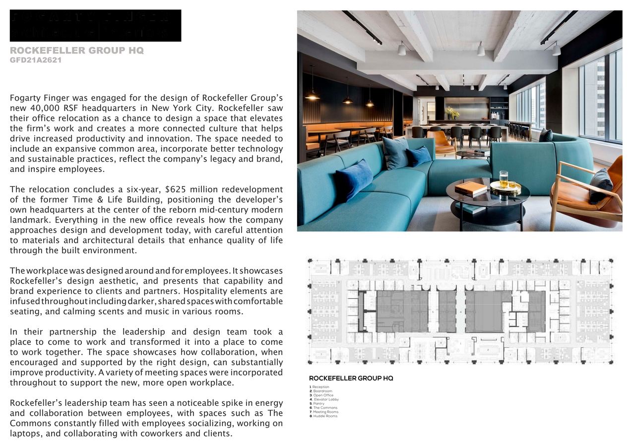 Winner | Rockefeller Group Headquarters | Fogarty Finger