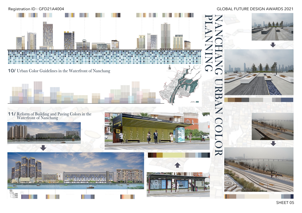 Winner | Urban color planning of Nanchang central city | Guangzhou ...