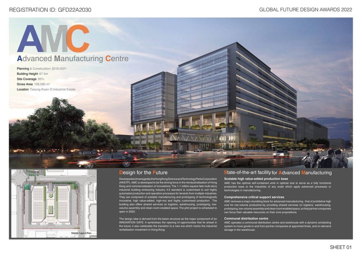 Gold Winner | Advanced Manufacturing Centre (AMC) | Wong Tung ...