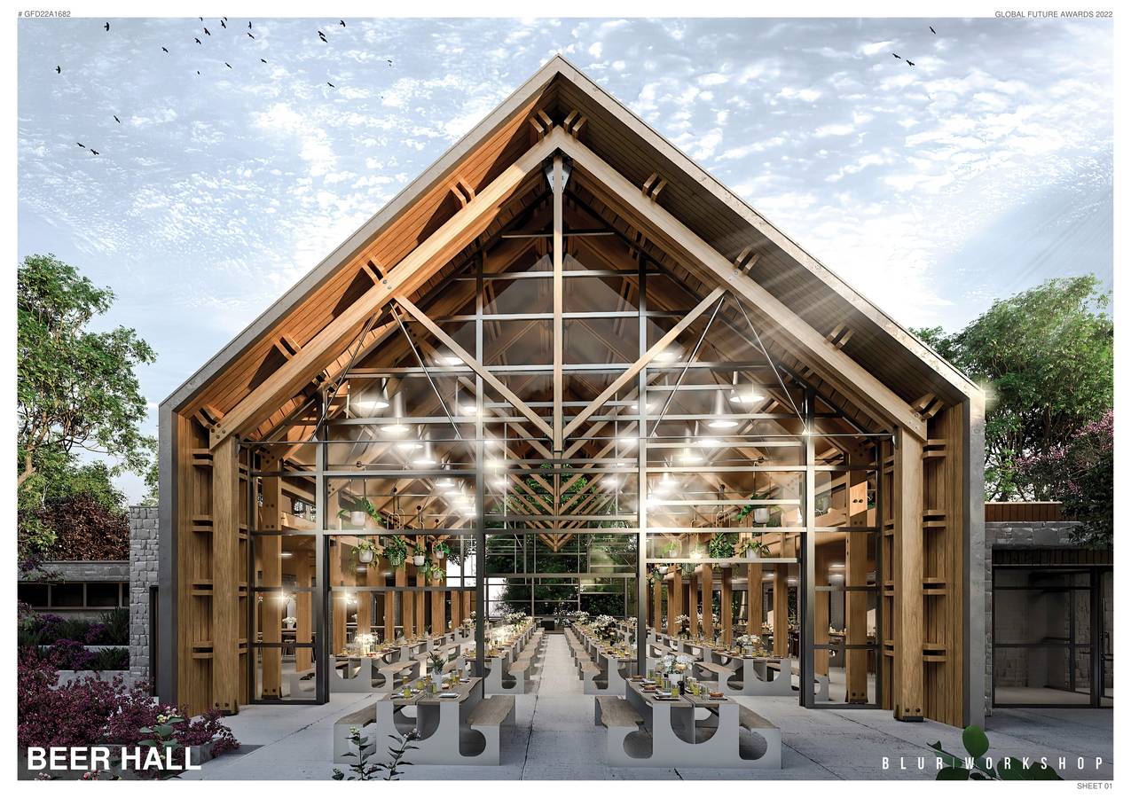 Gold Winner | Beer Hall | BLUR Workshop