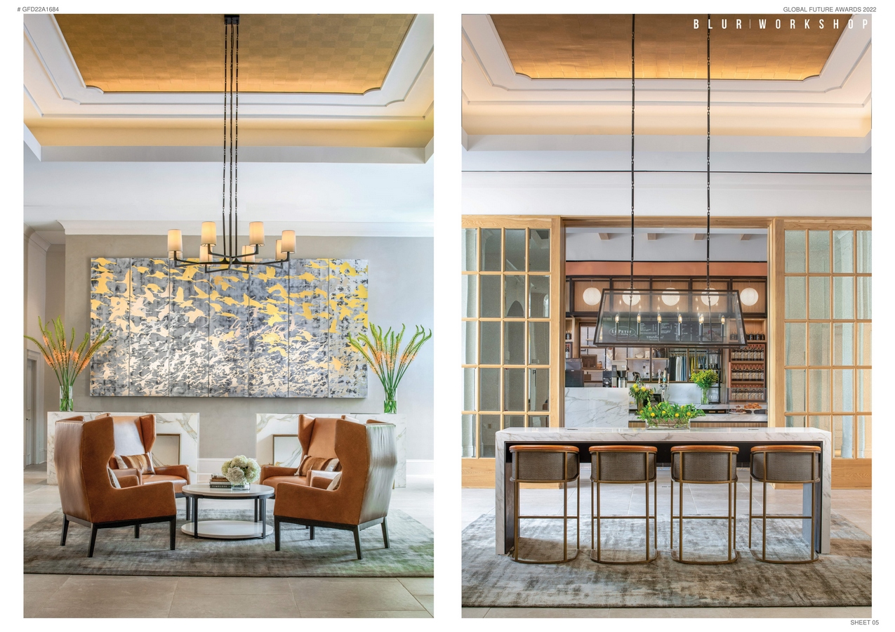 Gold Winner | Chateau Elan: Atrium, Restaurant & Lounge | BLUR Workshop