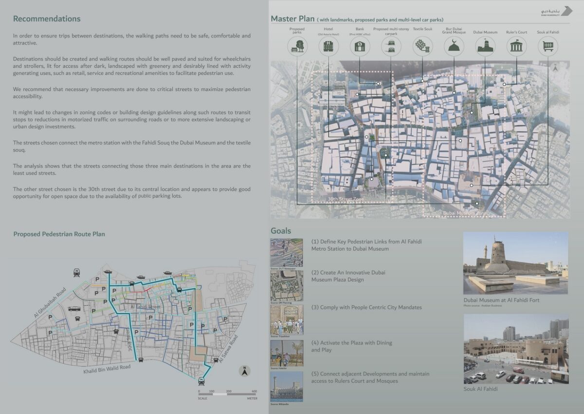 Gold Winner | Dubai Museum Plaza and Pedestrian Street ...