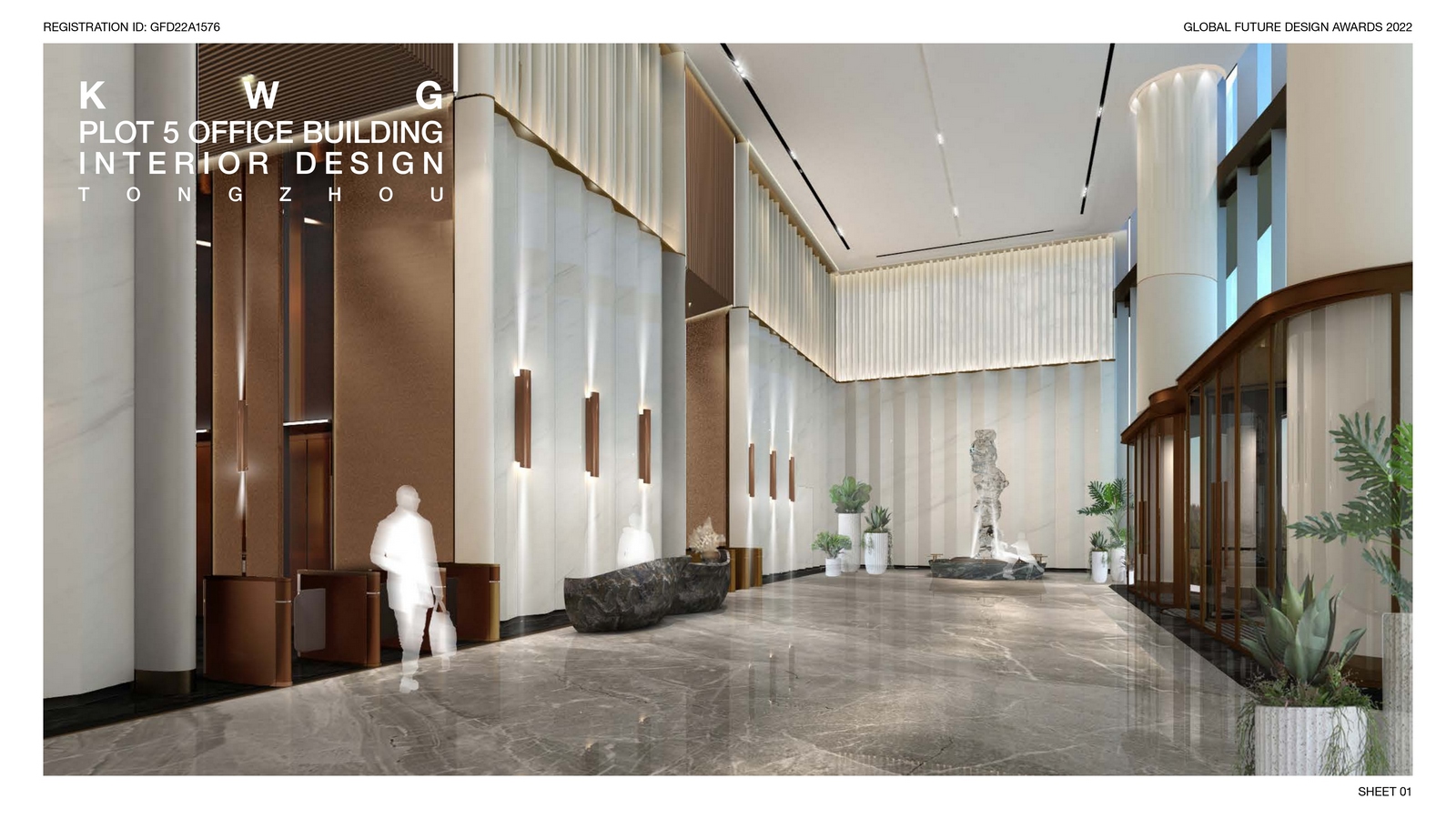 Gold Winner | KWG · Plot 5 Office Building Interior Design, Tongzhou | Guangzhou Y&G Design ...