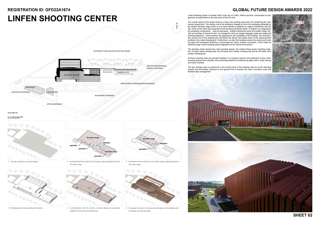 Gold Winner | Linfen Shooting Center | China Architecture Design & Research Group