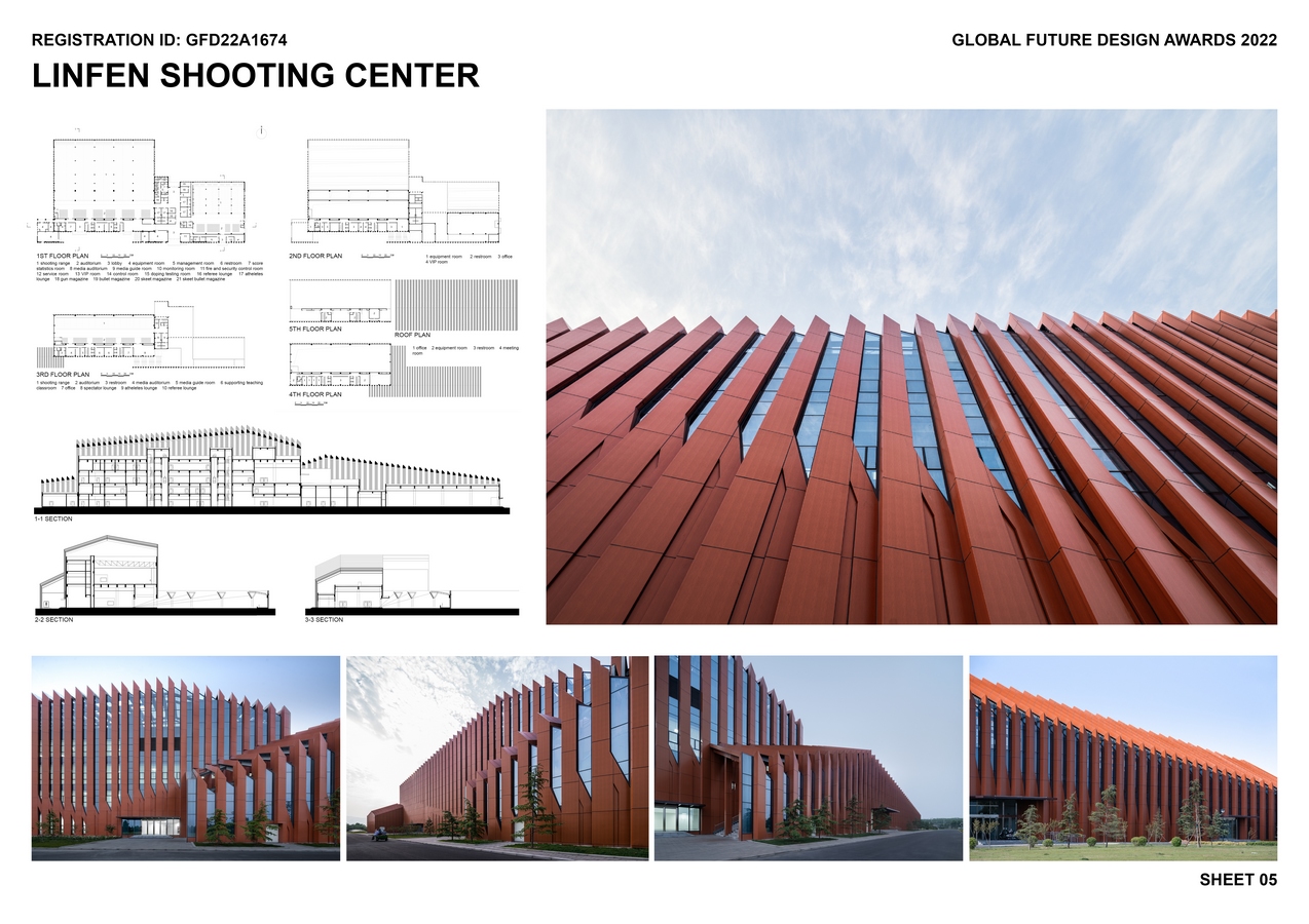Gold Winner | Linfen Shooting Center | China Architecture Design ...