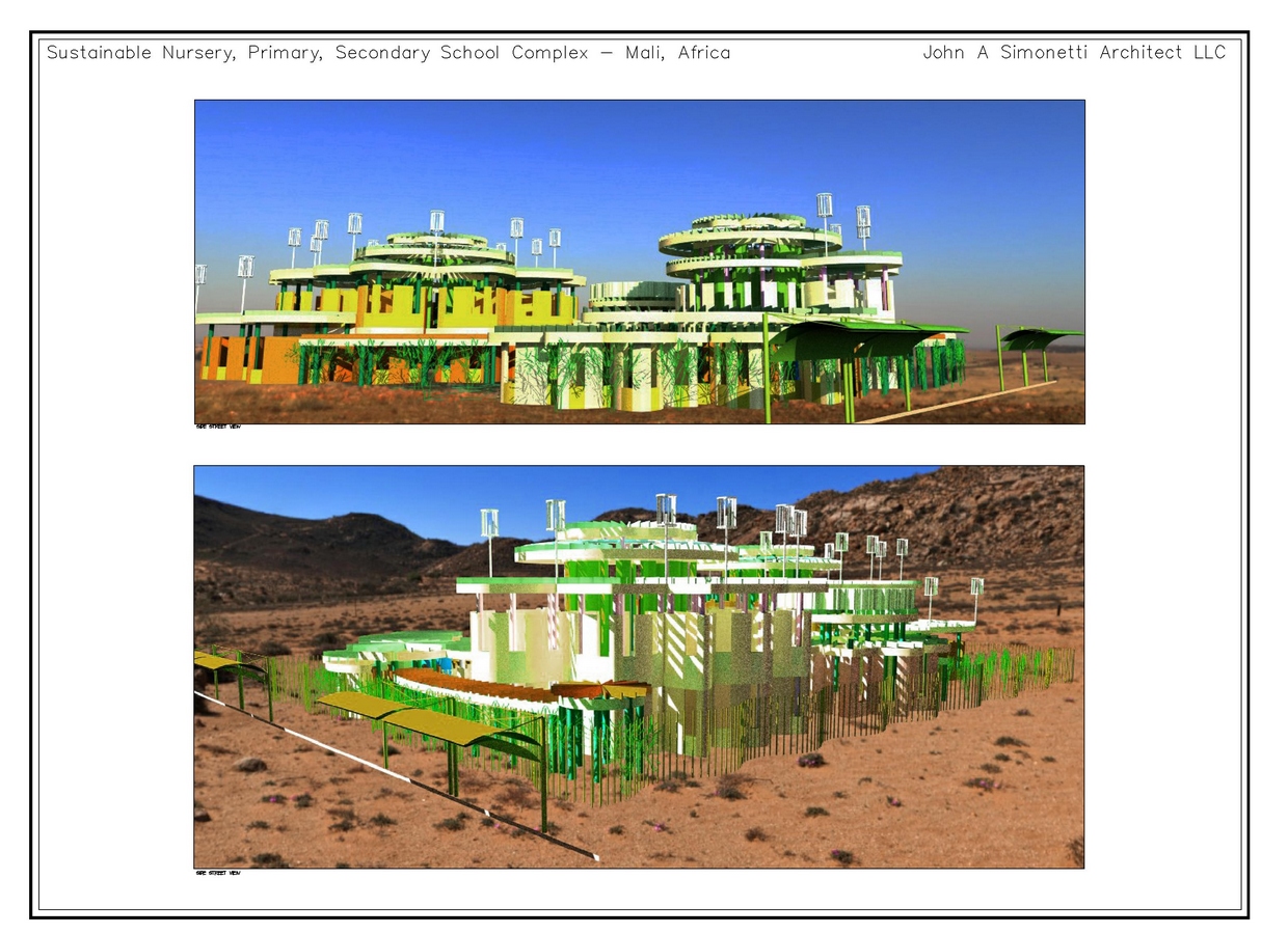 Silver Winner | Sustainable Nursery, Primary, Secondary School Complex ...