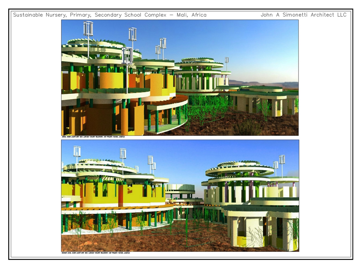 Silver Winner | Sustainable Nursery, Primary, Secondary School Complex ...