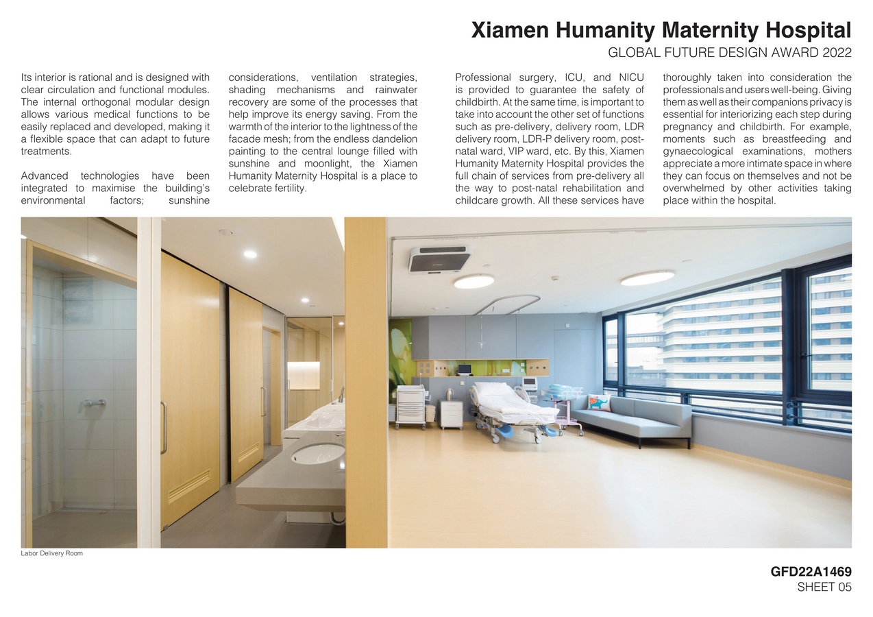 Silver Winner | Xiamen Humanity Maternity Hospital | Lemanarc SA