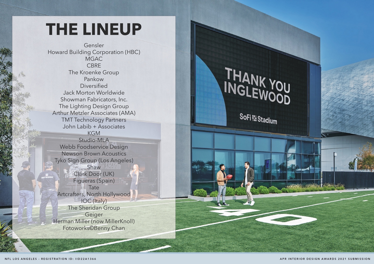 Gold Winner – NFL Los Angeles by Howard Building Corporation