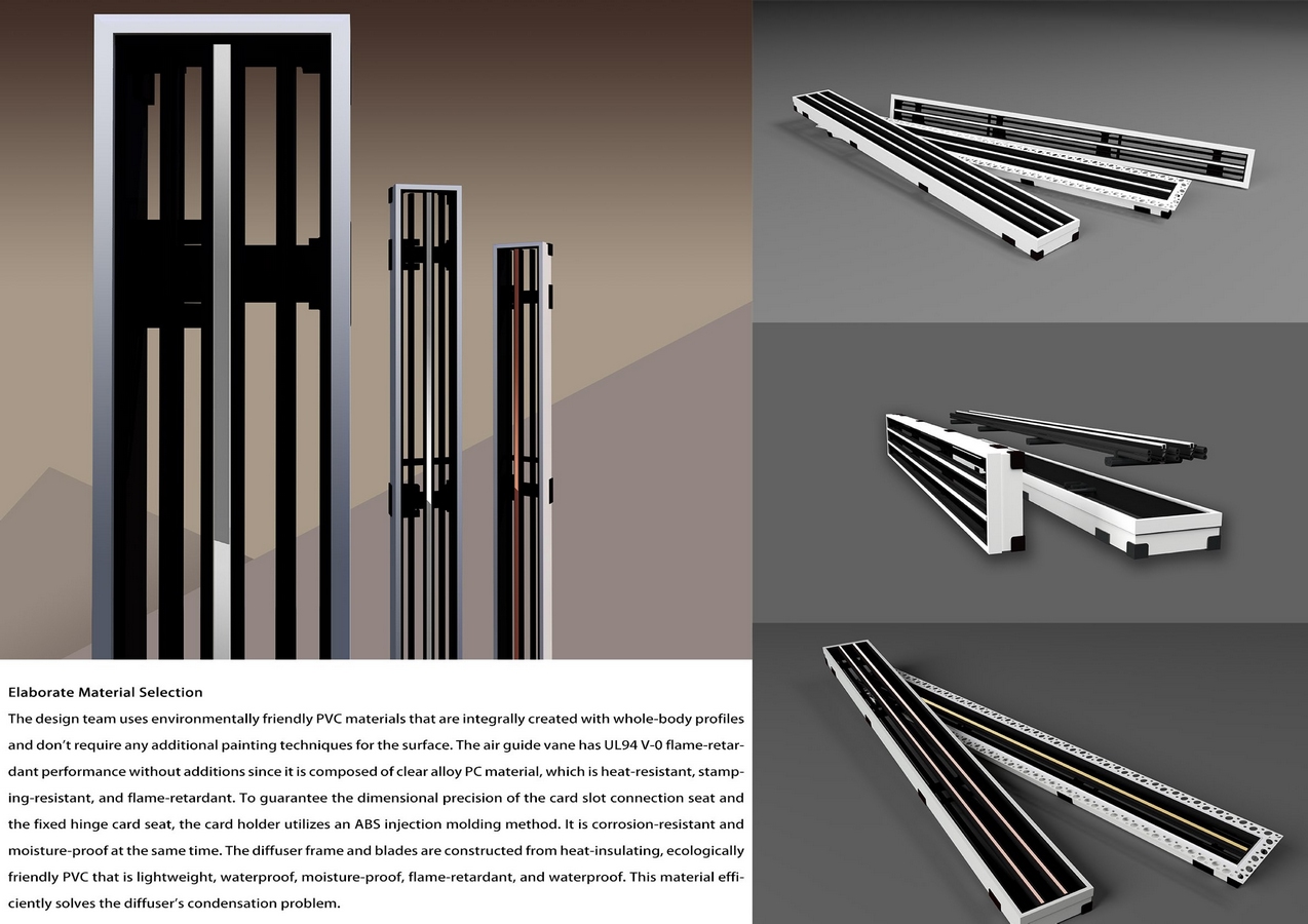 Gold Winner – S70 Slot Diffuser by Airbreeze Green Technology Co.,Ltd.