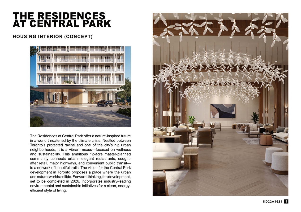 Gold Winner – The Residences at Central Park by II BY IV DESIGN