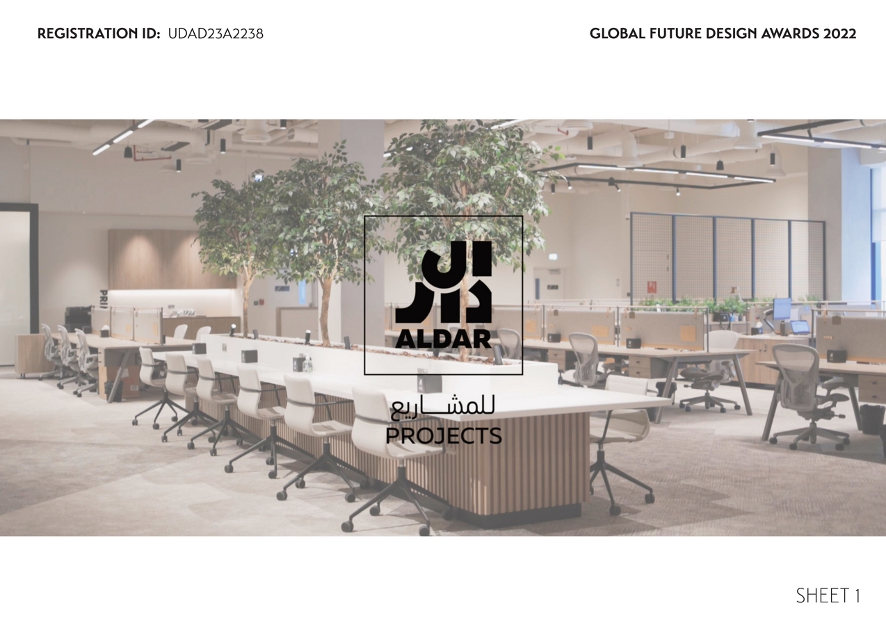 Gold Winner – Aldar Projects workplace by mustard&linen interior design
