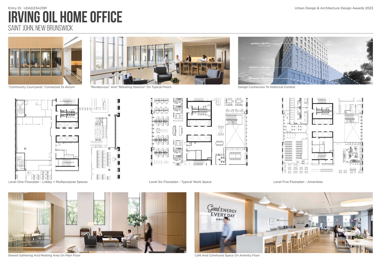 Gold Winner – Irving Oil Home Office by B+H Architects