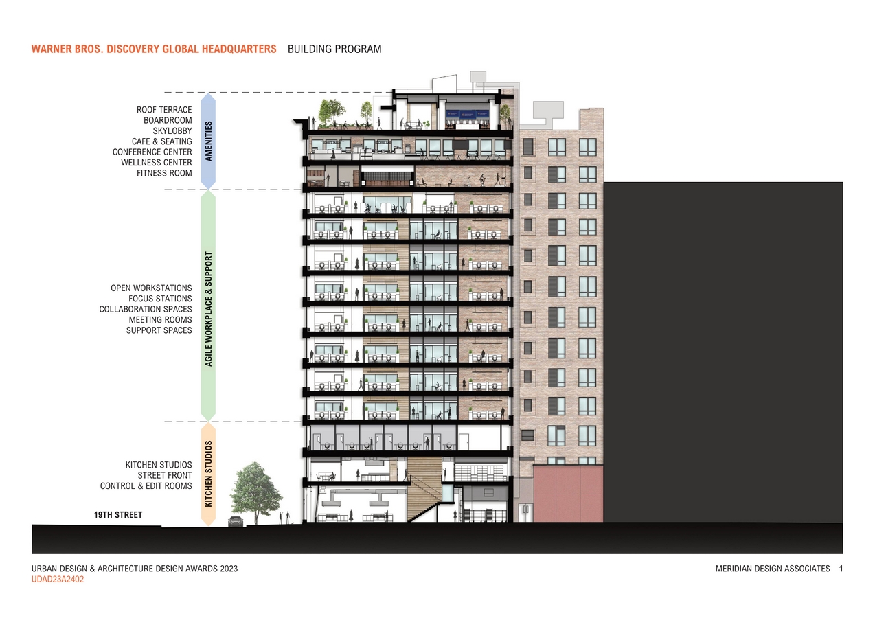 Gold Winner – Warner Bros. Discovery Global Headquarters by Meridian ...