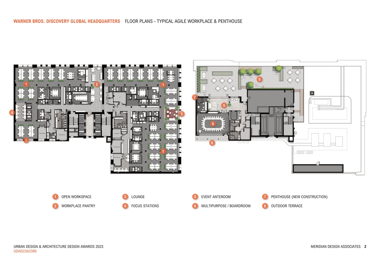 Gold Winner – Warner Bros. Discovery Global Headquarters by Meridian ...
