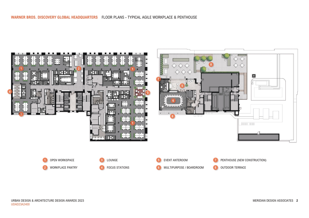 Gold Winner – Warner Bros. Discovery Global Headquarters by Meridian ...
