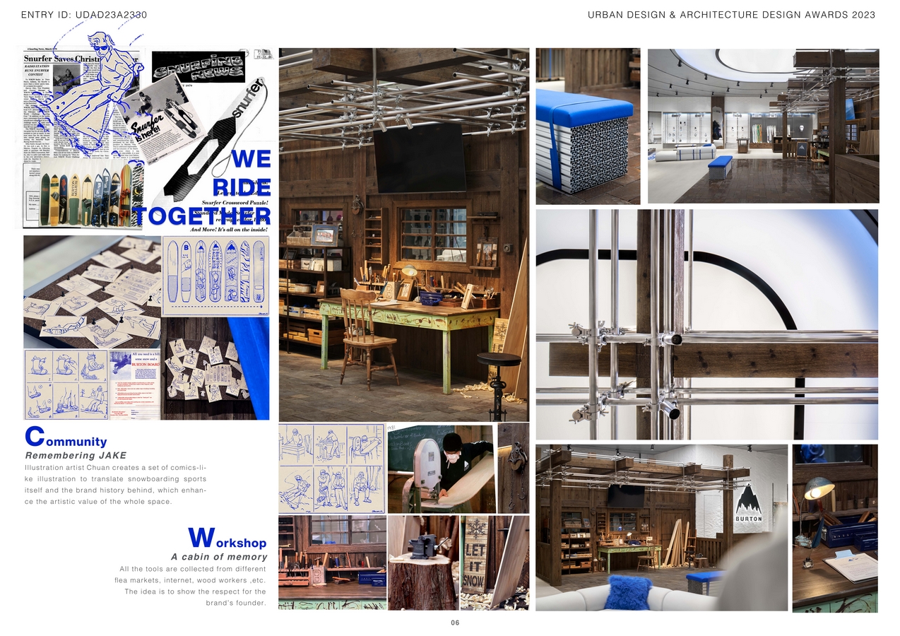 Gold Winner – BURTON IN99 Chengdu Flagship store by Sa&Boo Studio