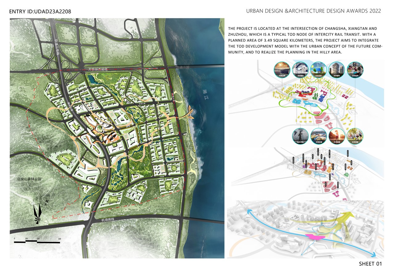 Gold Winner – Urban Design for Changzhutan Rongcheng town,ChangSha ...