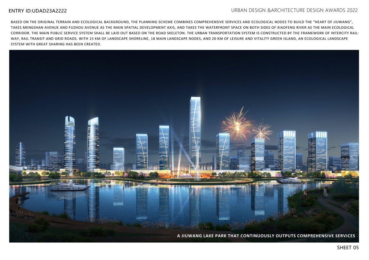 Silver Winner – Urban Design for JiuWang New Town, Xinjian District ...