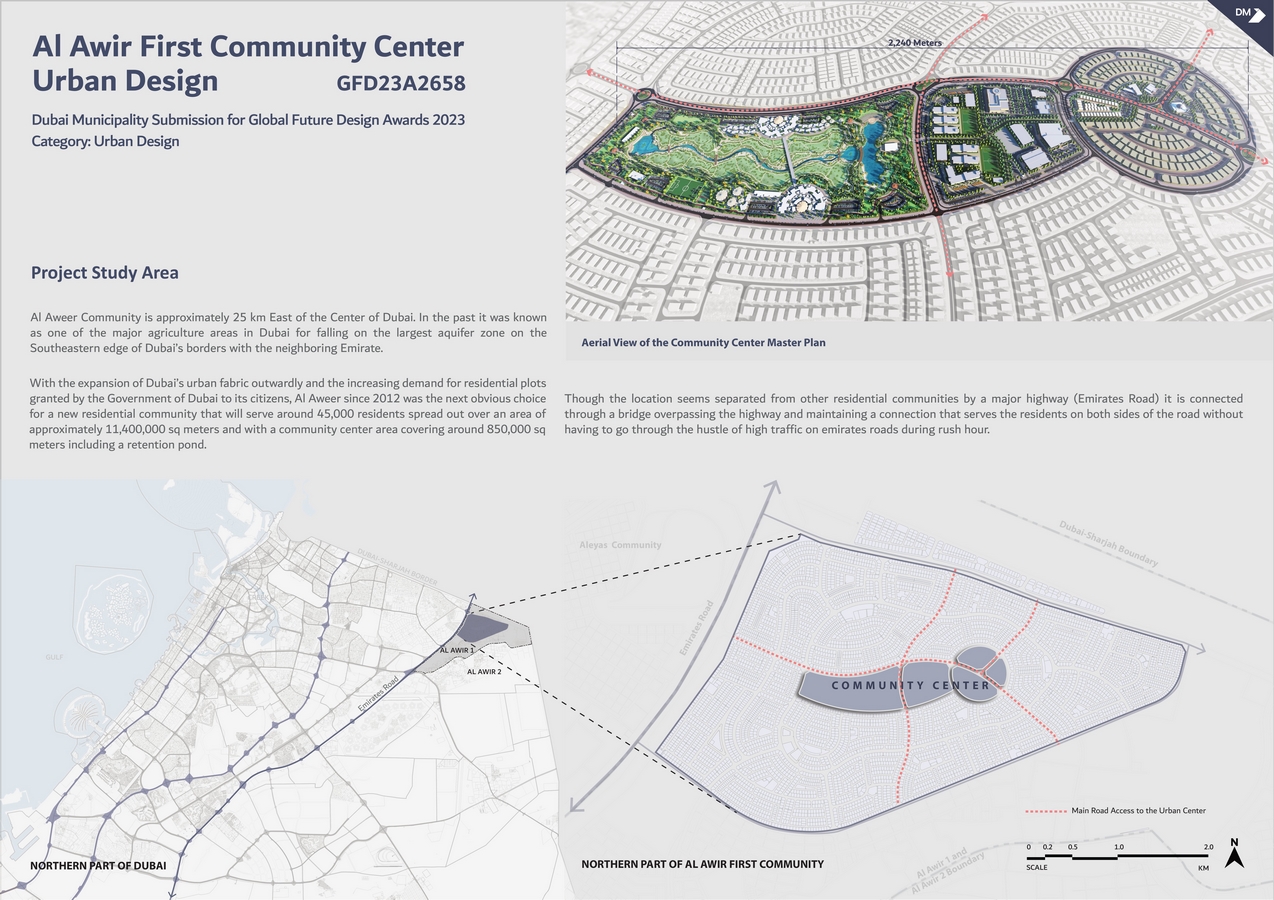 Gold Winner – Al Aweer First Community Center Urban Design | Urban ...