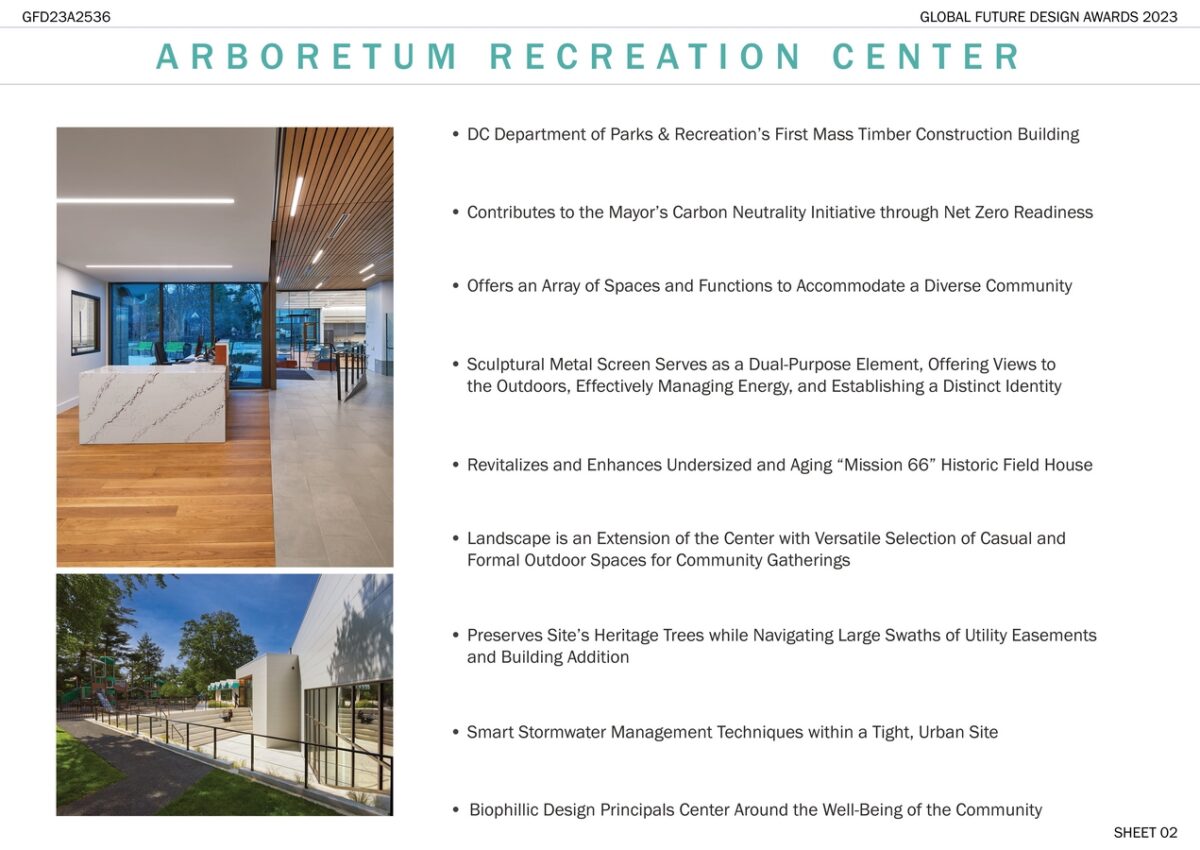 Gold Winner – Arboretum Recreation Center | ISTUDIO Architects