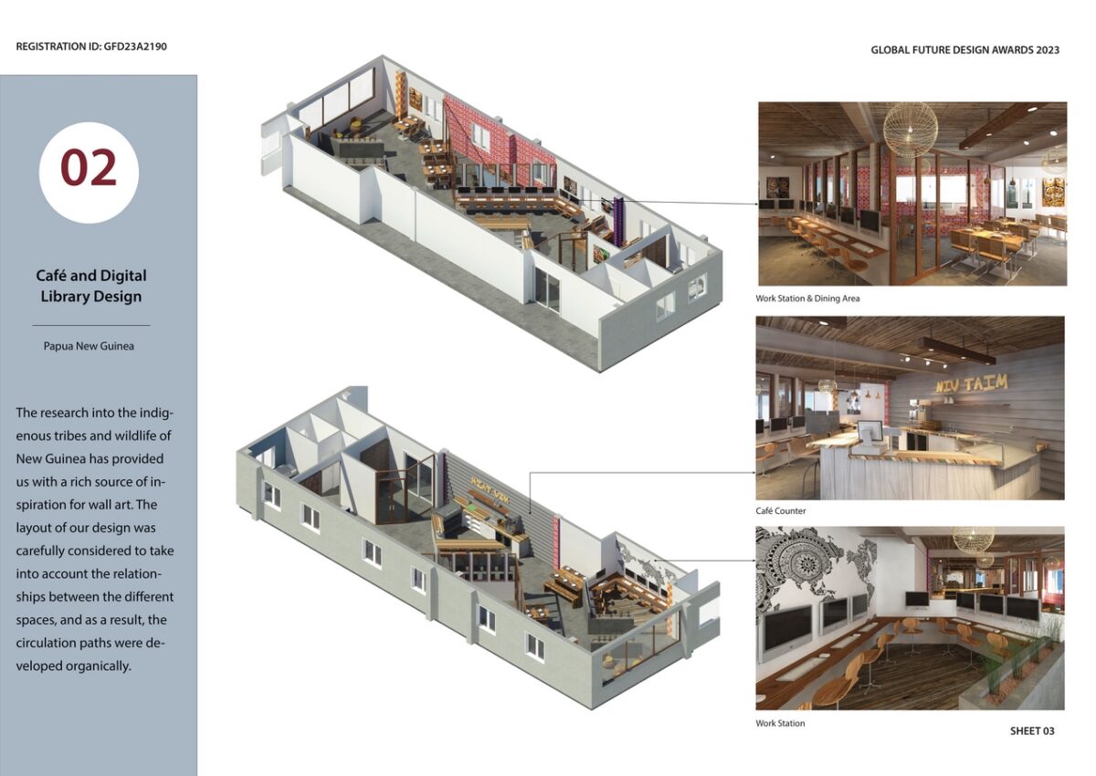 Silver Winner – Café & Digital Library Design | Pionarch Design and ...