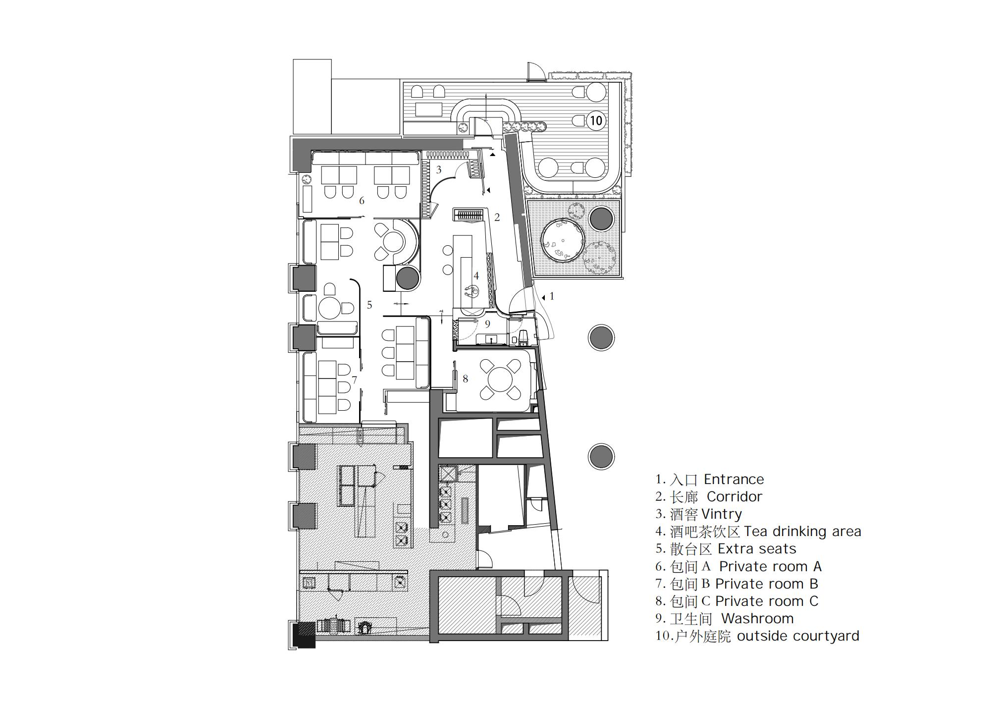 Gold Winner – LES MORILLES French Restaurant | Tanzo Space Design