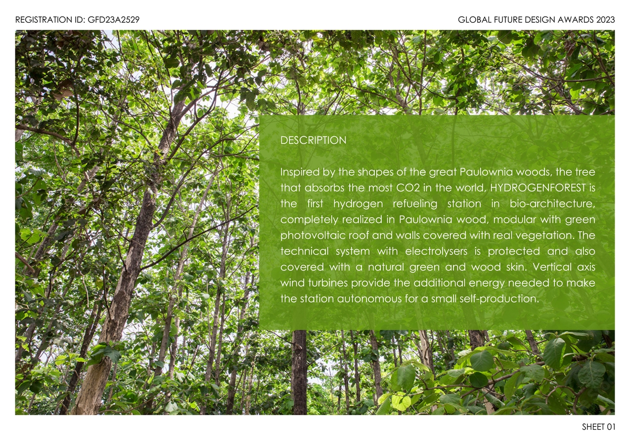 Gold Winner – HydrogenForest | Giancarlo Zema Design Group