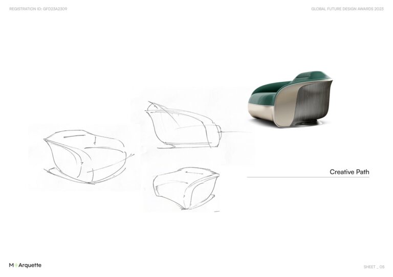 Gold Winner – Lexington Accent Chair | M + Arquette