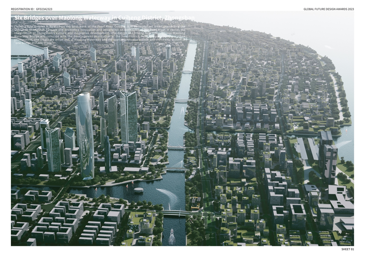 Gold Winner – Six Bridges Over Maolong Waterway in Cuiheng New Area ...