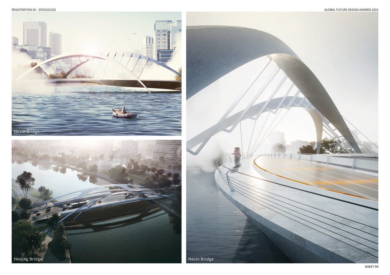 Gold Winner – Six Bridges Over Maolong Waterway in Cuiheng New Area ...