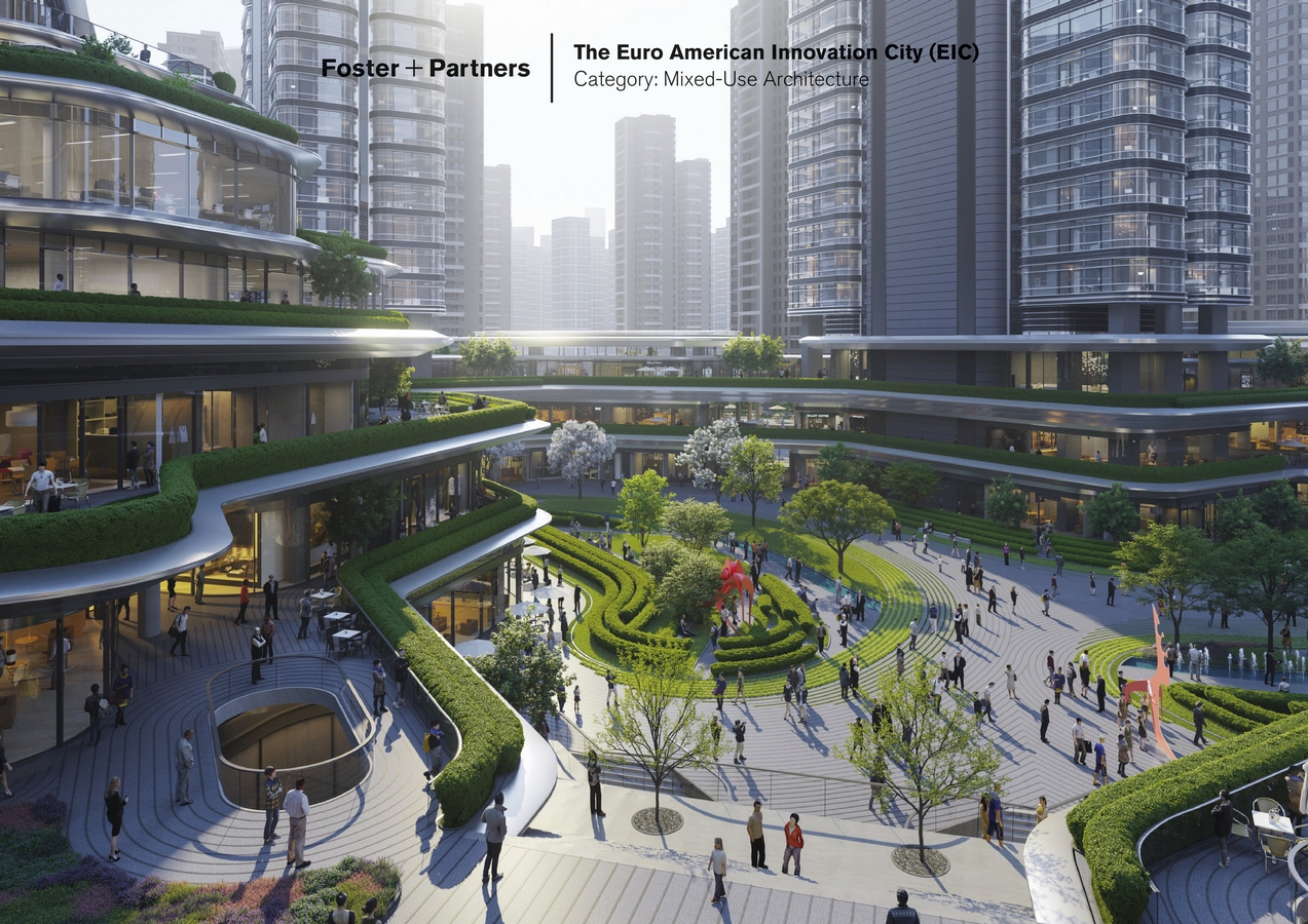 Gold Winner – The Euro American Innovation City (EIC) | Foster + Partners