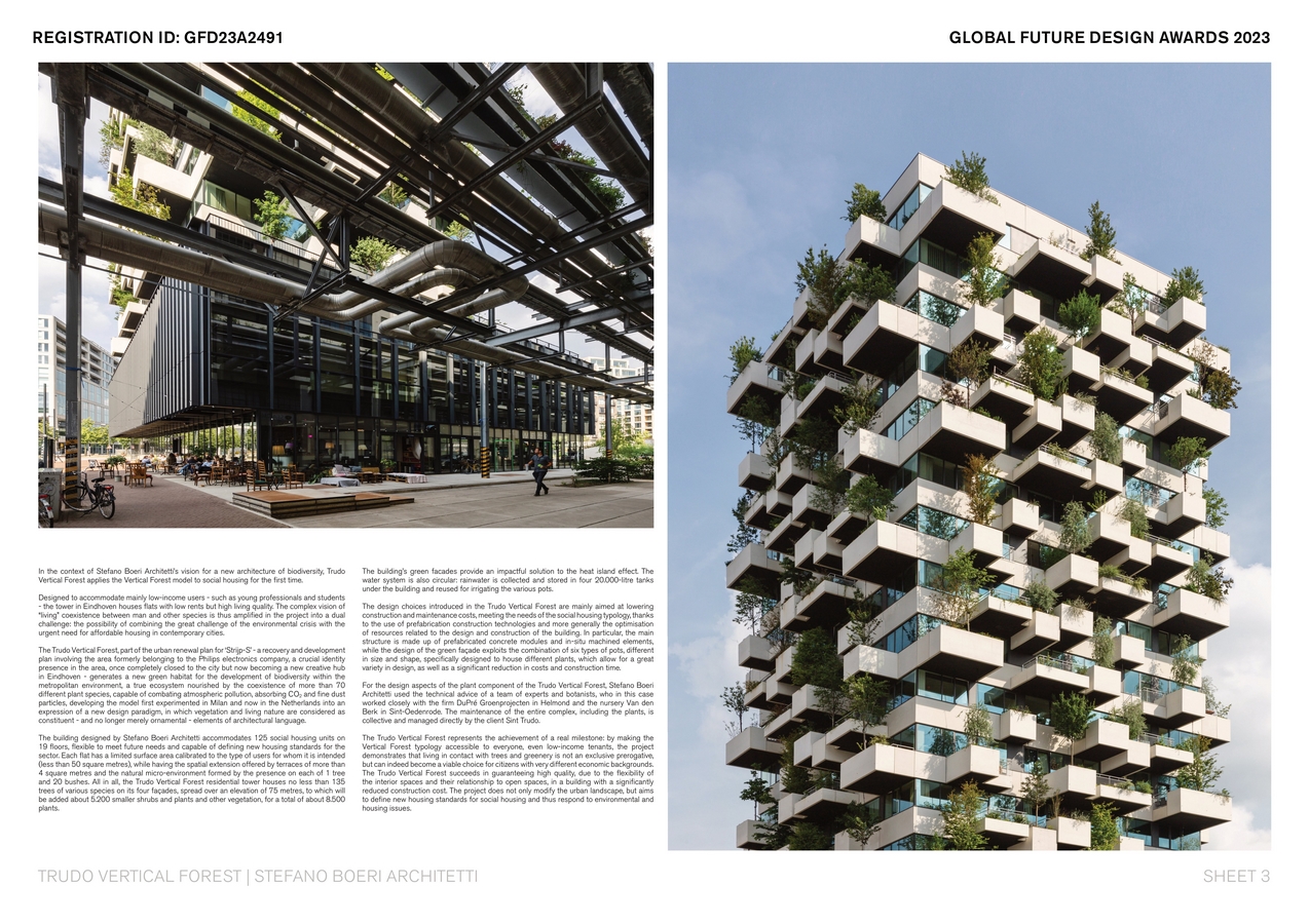 Gold Winner – Trudo Vertical Forest | Stefano Boeri Architetti