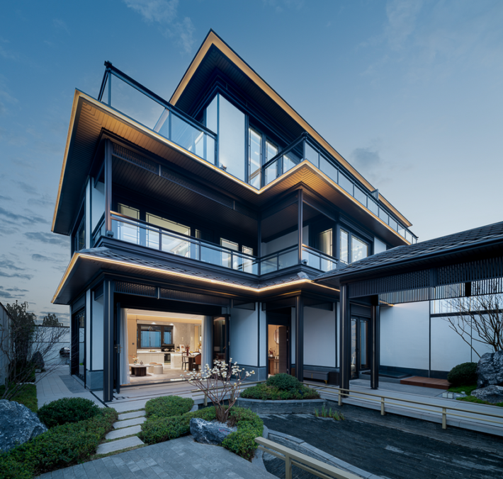 Bronze Winner – Wanda “Night Neijiang” C-03 courtyard model room ...