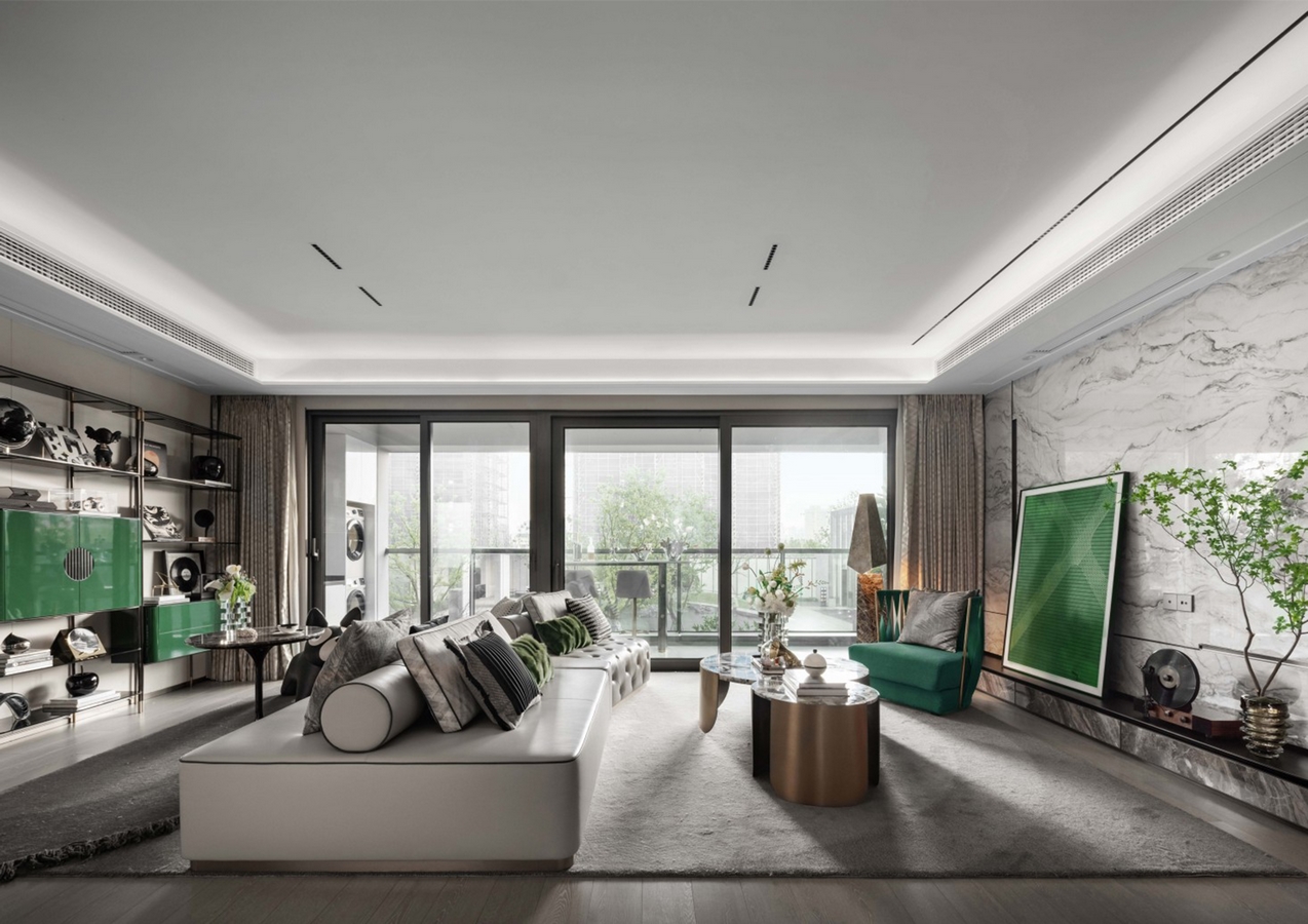 Gold Winner | Wuxi Longzhu Starry Cloud Mansion Model Room | Nanjing We ...