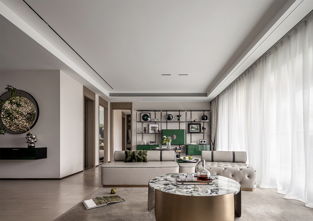 Gold Winner | Wuxi Longzhu Starry Cloud Mansion Model Room | Nanjing We ...