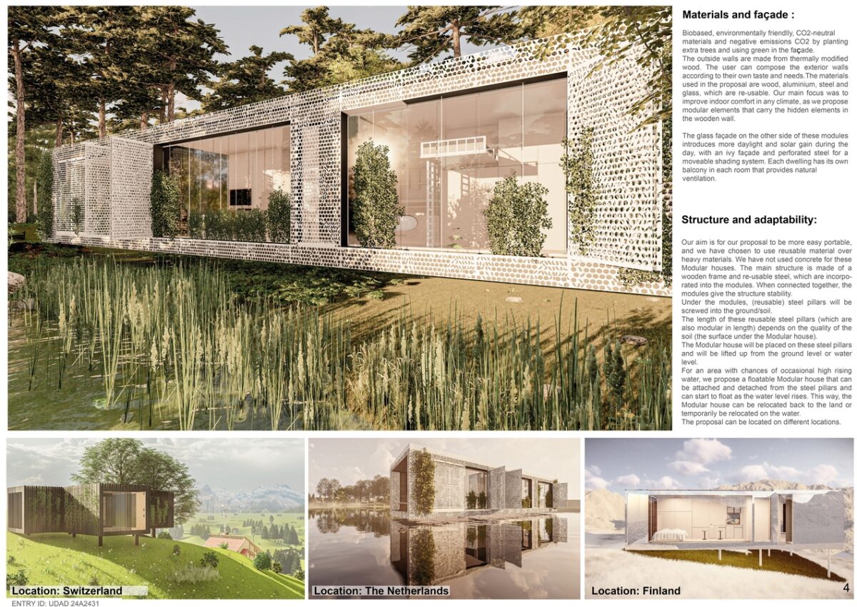 Gold Winner | Eco Modular Home | UArchitects